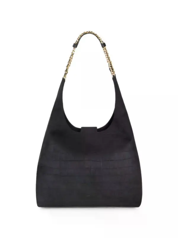 Elisabetta Franchi Embossed Chain Shoulder Bag
