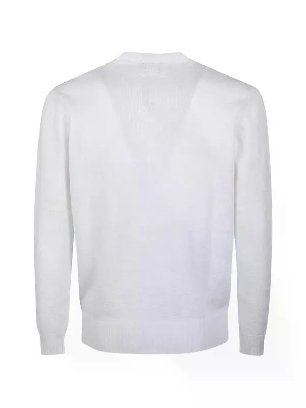 DRUMOHR Crew-neck Knitted Sweater - White
