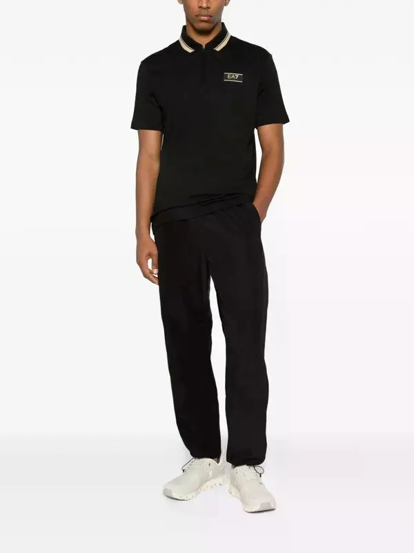 Emporio Armani Logo-patch Polo Shirt