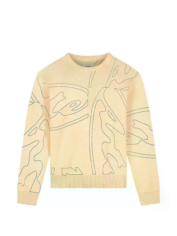 ARTE ANTWERP Long-sleeve Crew Neck Sweater - Neutrals