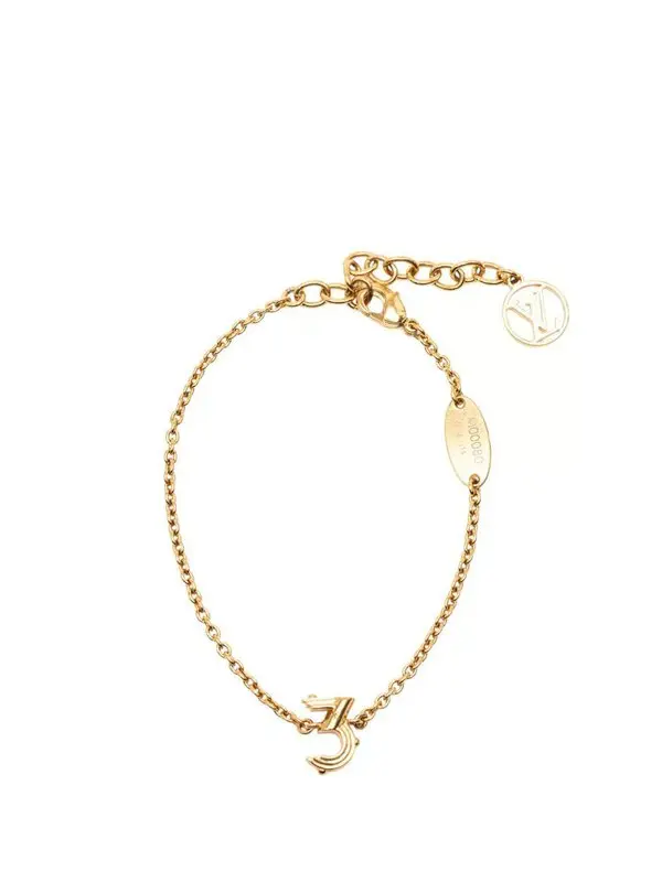 LOUIS VUITTON 2015 Plated & Me Number 3 Bracelet - Gold