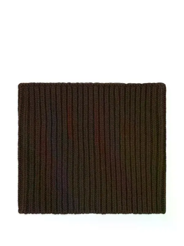 Eric Bompard Ribbed Snood - Brown