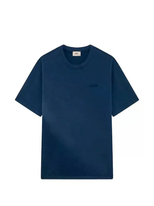 AUTRY Logo-embroidered T-shirt - Blue