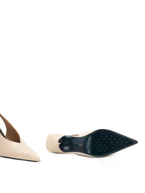 Patrizia Pepe Leather Slingback Sandals