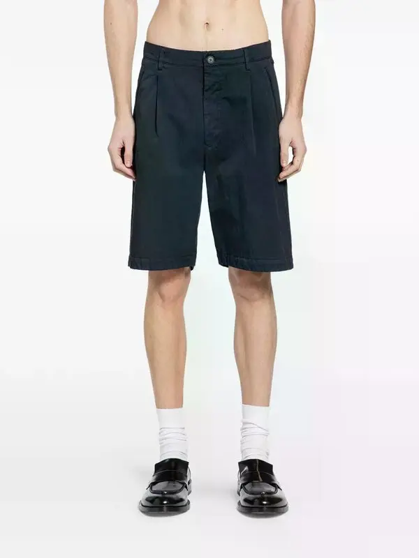 MASSIMO OSTI STUDIO Pleated Bermuda Shorts