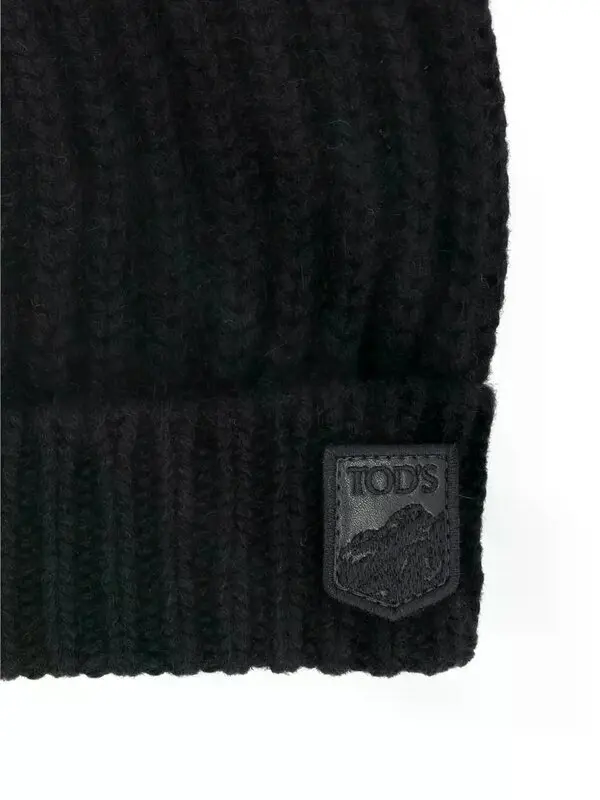 TOD'S Ribbed Knit Beanie