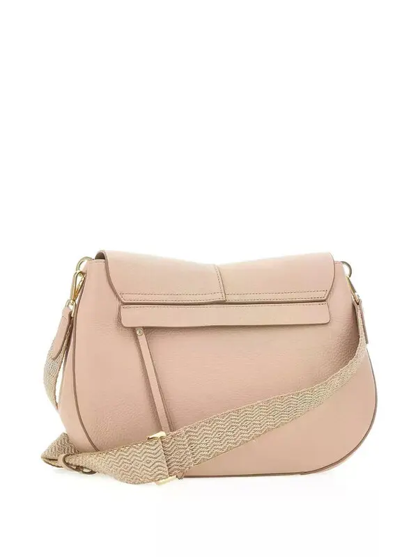 GIANNI CHIARINI Helena Small Leather Shoulder Bag - Pink