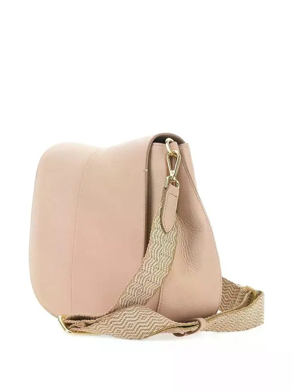 GIANNI CHIARINI Helena Small Leather Shoulder Bag - Pink