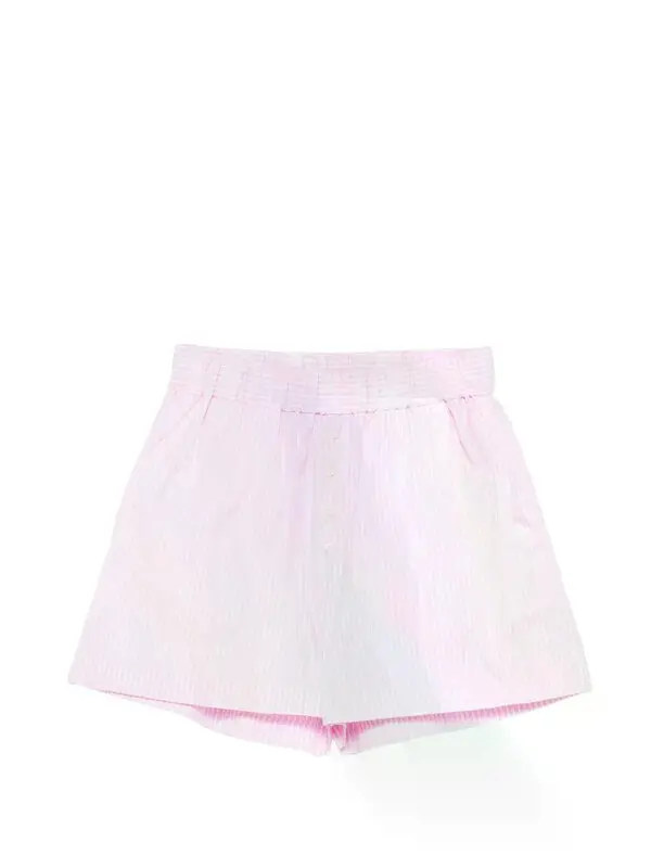 CUANTICO Striped Buttoned Shorts