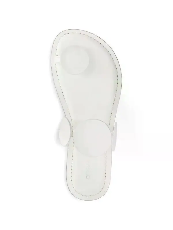 Bernardo Ring-detail Sandals - White
