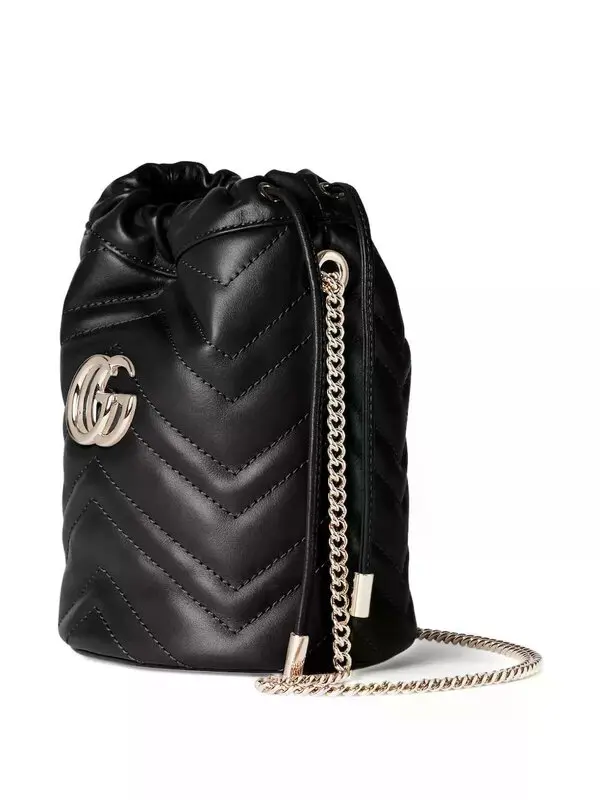 Gucci Small Gg Marmont Bucket Bag
