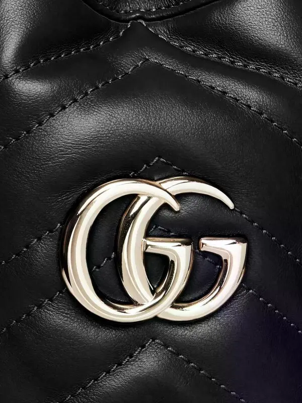 Gucci Small Gg Marmont Bucket Bag