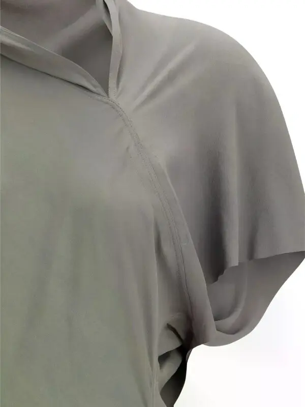 Rick Owens Draped Midi Dress - Grey
