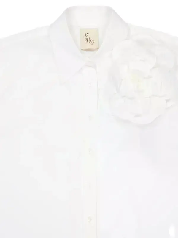 PAULA Flower-embellished Shirt