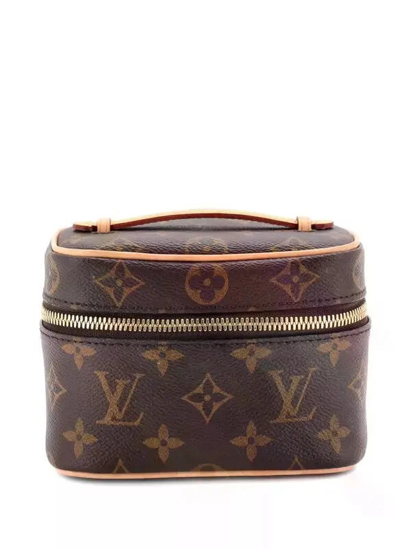 LOUIS VUITTON Nice Vanity Case Monogram Canvas Nano Pouch - Brown