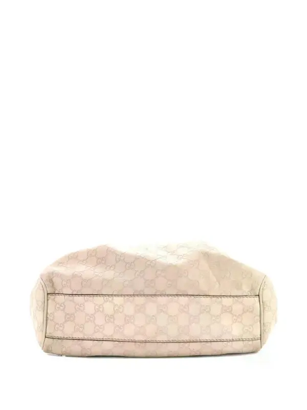 Gucci Sukey Sima Leather Medium Tote Bag - Neutrals