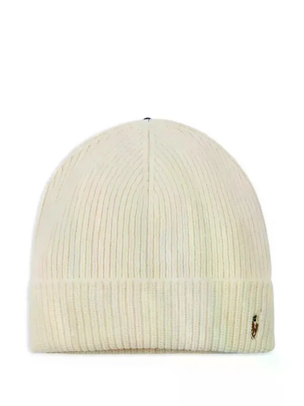 Polo Ralph Lauren Signature-cuffed Beanie - Neutrals