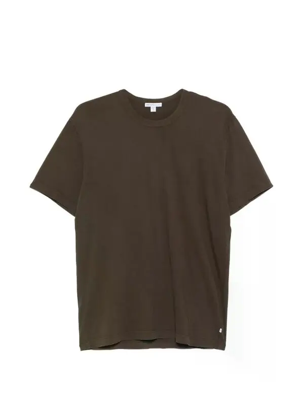 JAMES PERSE Crew-neck T-shirt - Brown