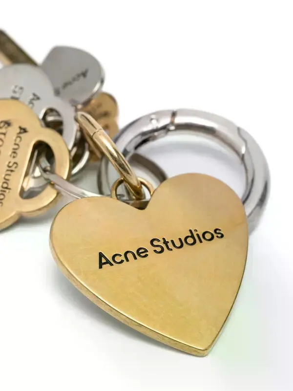 Acne Studios Heart Key Keyring