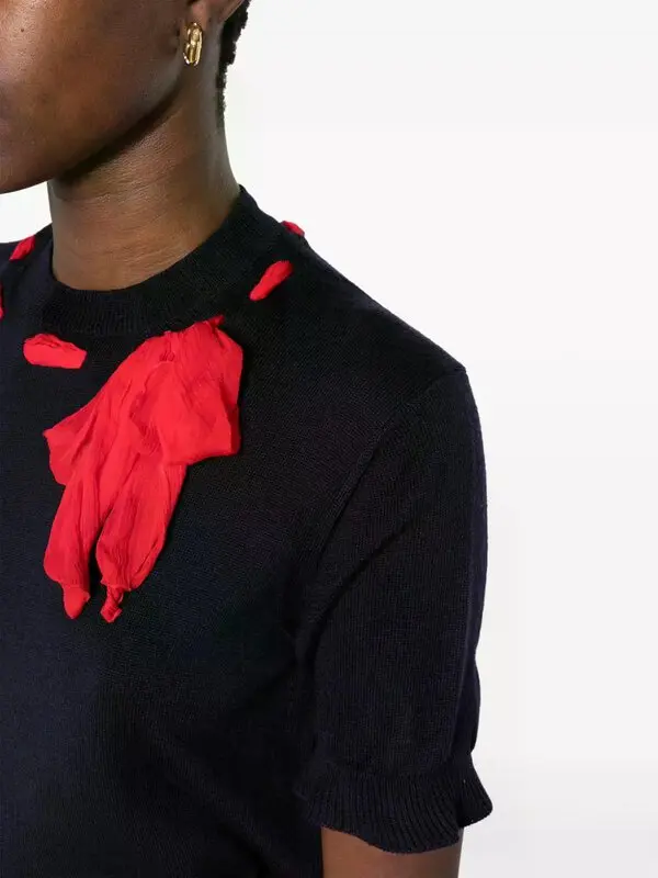 Miu Miu 2000s Ribbon-detail Top