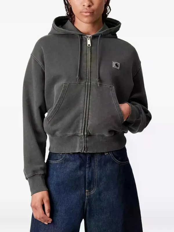Carhartt Work In Progress Nelson Zip-up Hoodie - Grey