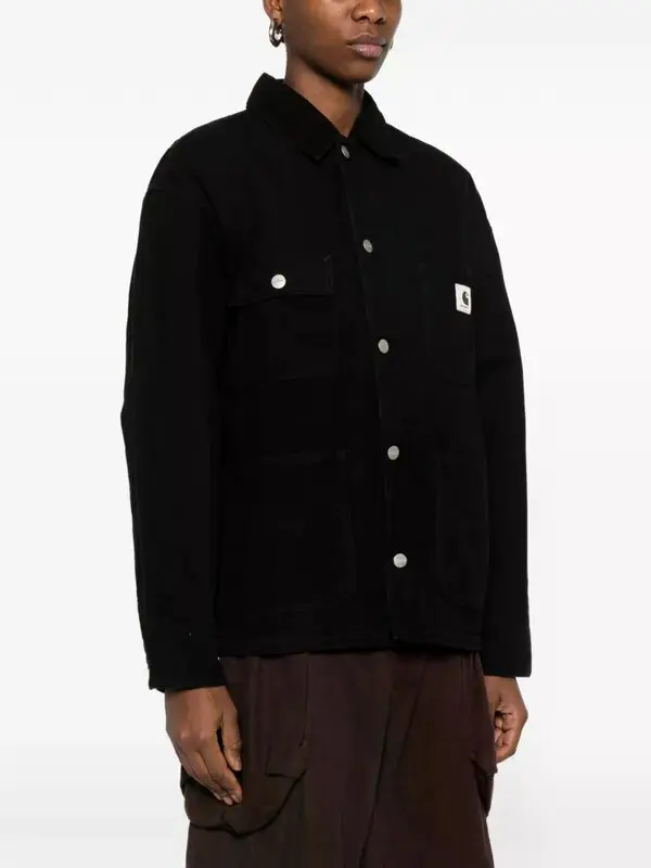 Carhartt Work In Progress Buttoned Logo-patch Jacket