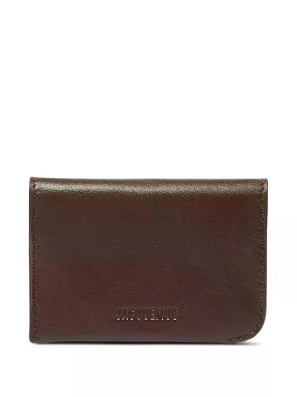Jacquemus The Curvo Logo Cardholder - Brown