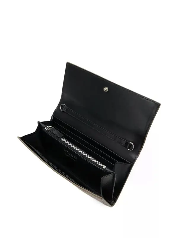 Roberto Cavalli Metallic Reptile-effect Wallet