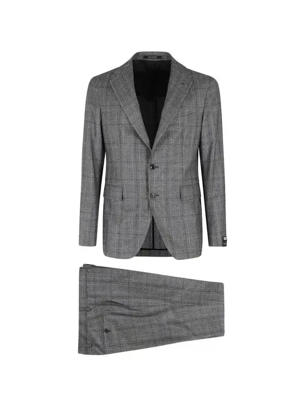 Tagliatore Check-pattern Single-breasted Suit