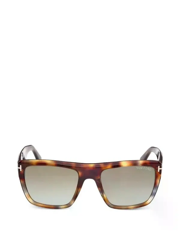 TOM FORD Alberto Square-frame Sunglasses - Brown