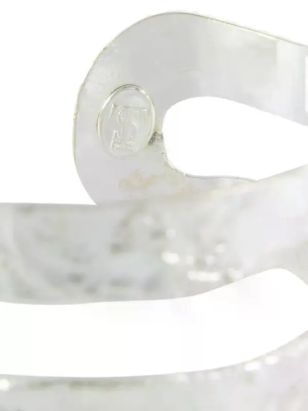Sylvia Toledano Bianca Hammered Double-band Bracelet - Silver