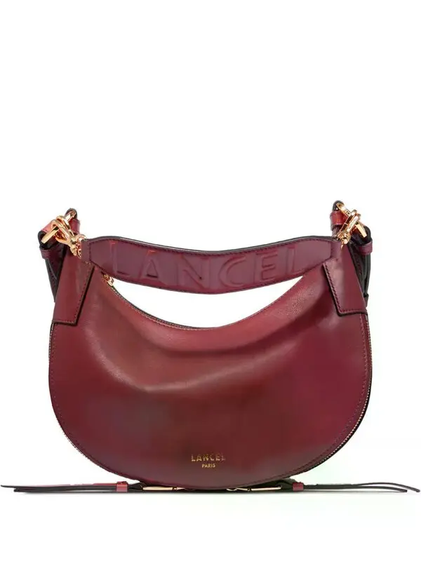 LANCEL Logo Zipped Shoulder Bag - Red