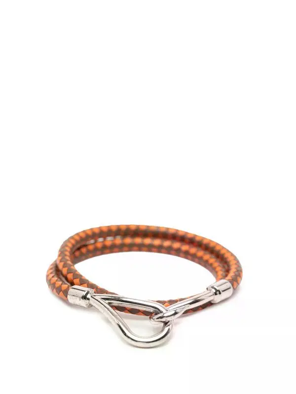 Hermès 2000-2025 Jumbo Hook Double Tour Bracelet - Brown