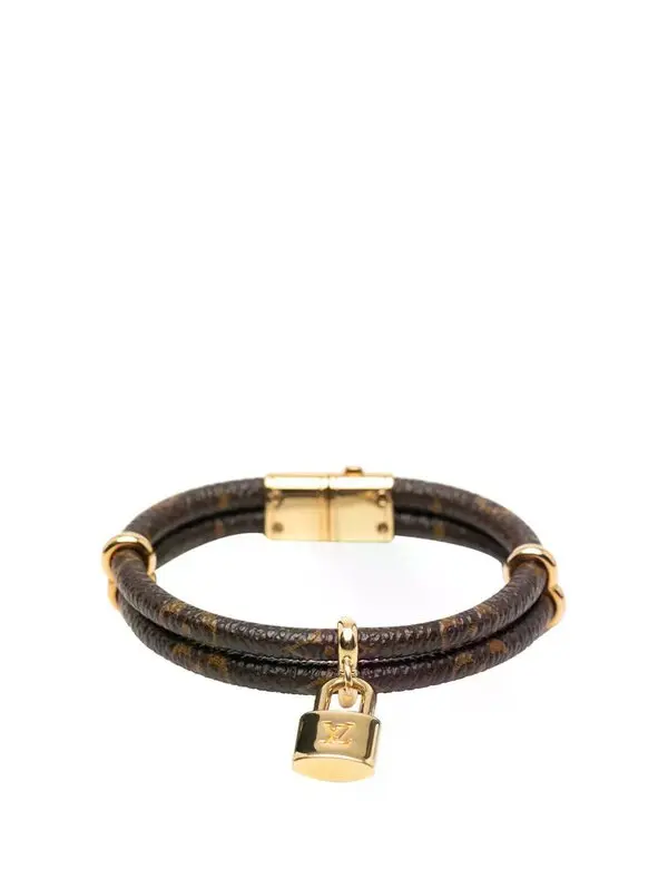 LOUIS VUITTON 2021-2025 Monogram Keep It Twice Bracelet - Brown