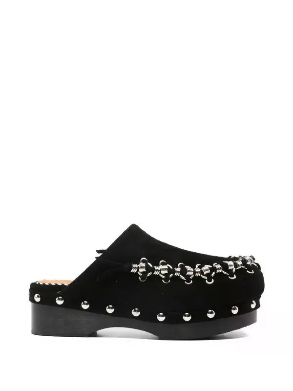 Toga Chain-detail Studded Mules