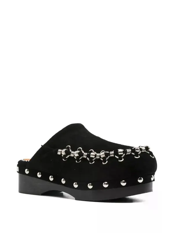 Toga Chain-detail Studded Mules