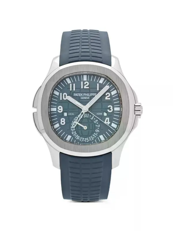 Patek Philippe 41mm Aquanaut 'travel Time' Watch - Blue