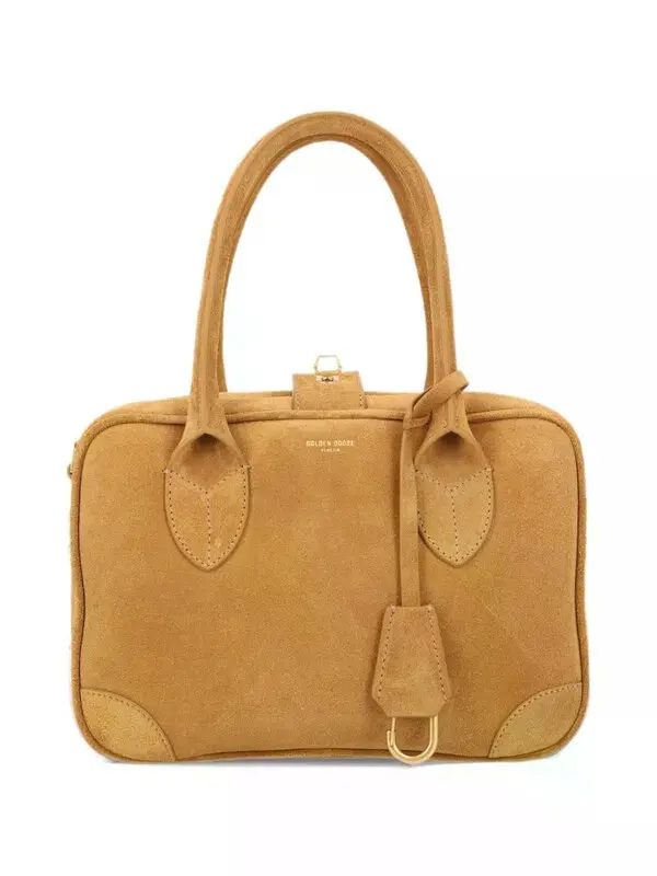 GOLDEN GOOSE Vita Suede Tote Bag - Camel