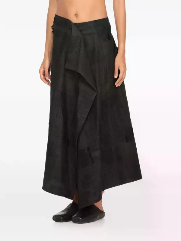 Y’s Asymmetric Midi Skirt