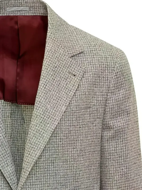 Brunello Cucinelli Checked Two-button Suit