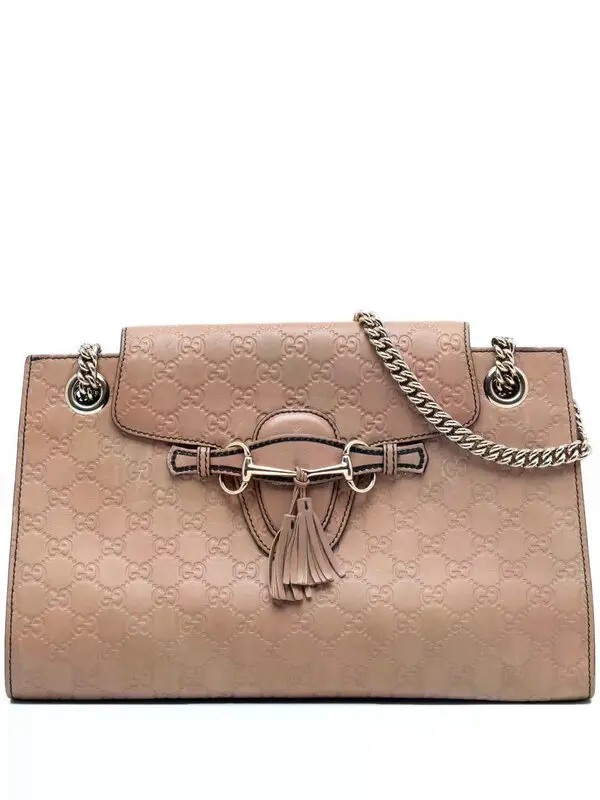 Gucci Large Sima Emily Shoulder Bag - Brown