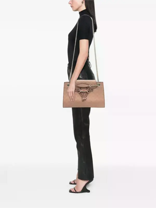 Gucci Large Sima Emily Shoulder Bag - Brown