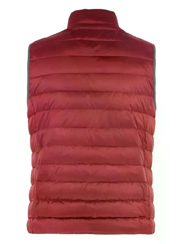 MOORER Quilted Gilet - Red