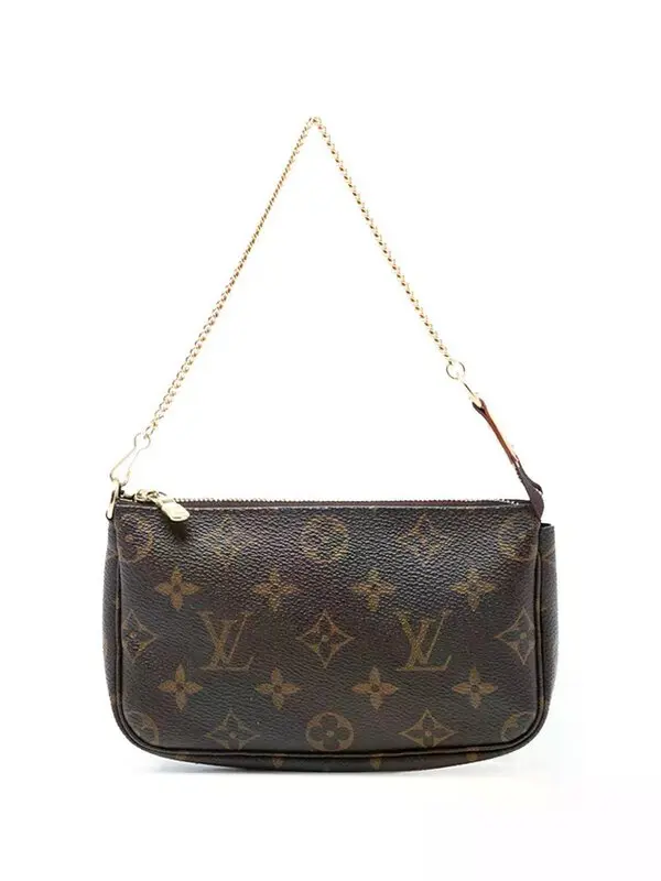 LOUIS VUITTON 2002 Monogram Mini Pochette Accessoires Handbag
