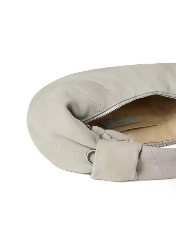 LEMAIRE Mini Fortune Croissant Bag In Alpaca Nubuck - Neutrals