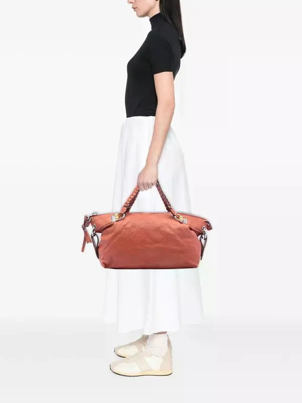Gucci 2016-2026 Medium Leather Bamboo Bar Tote Bag