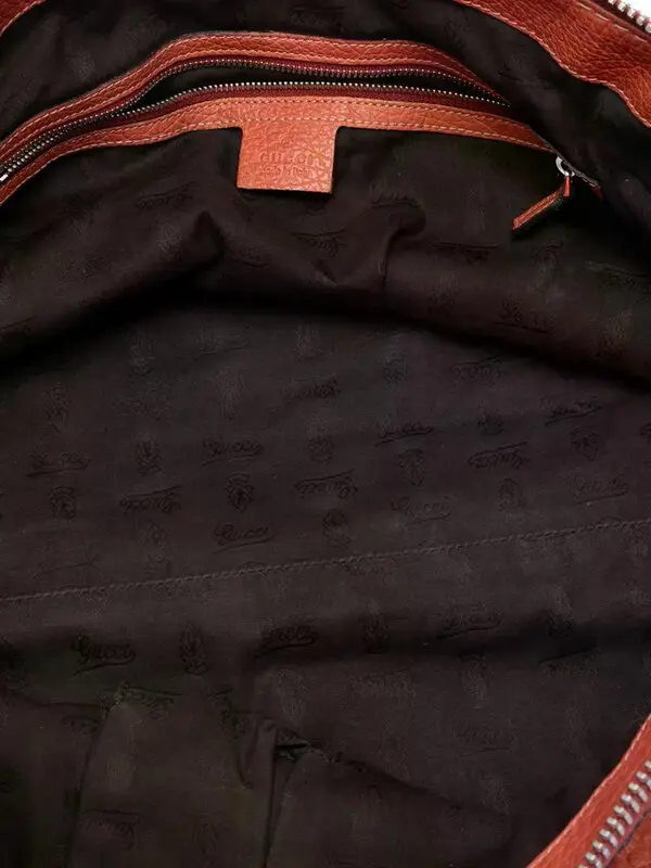 Gucci 2016-2026 Medium Leather Bamboo Bar Tote Bag