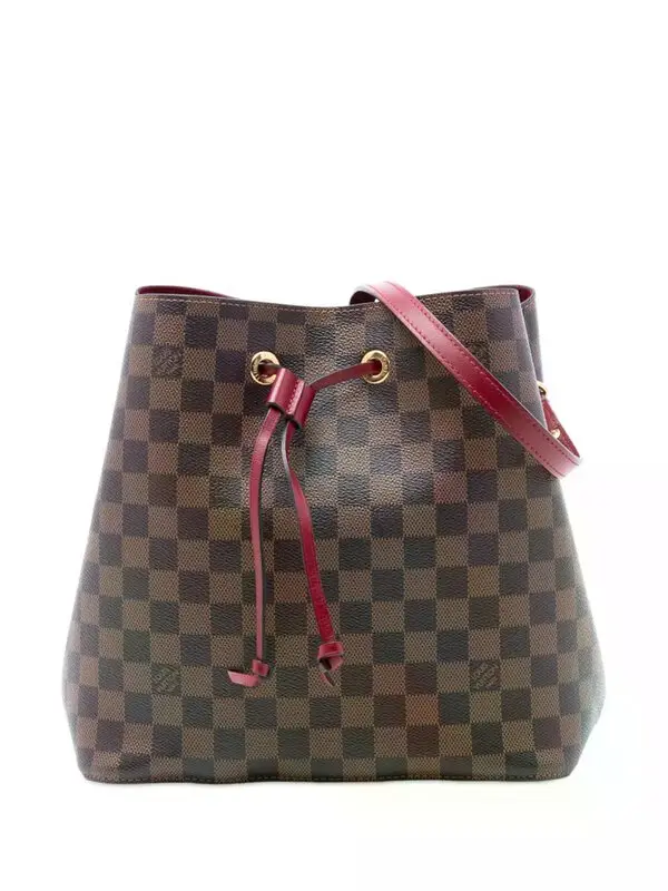 LOUIS VUITTON Damier Ebene Neonoe Mm Bucket Bag - Brown