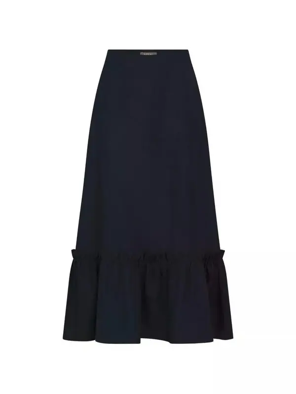 N.peal Sofia Ruffle Long Skirt