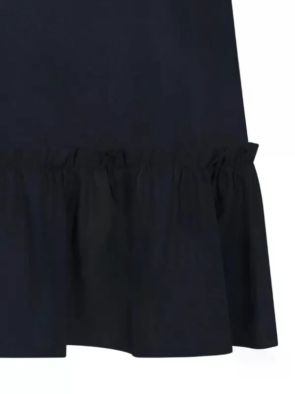 N.peal Sofia Ruffle Long Skirt